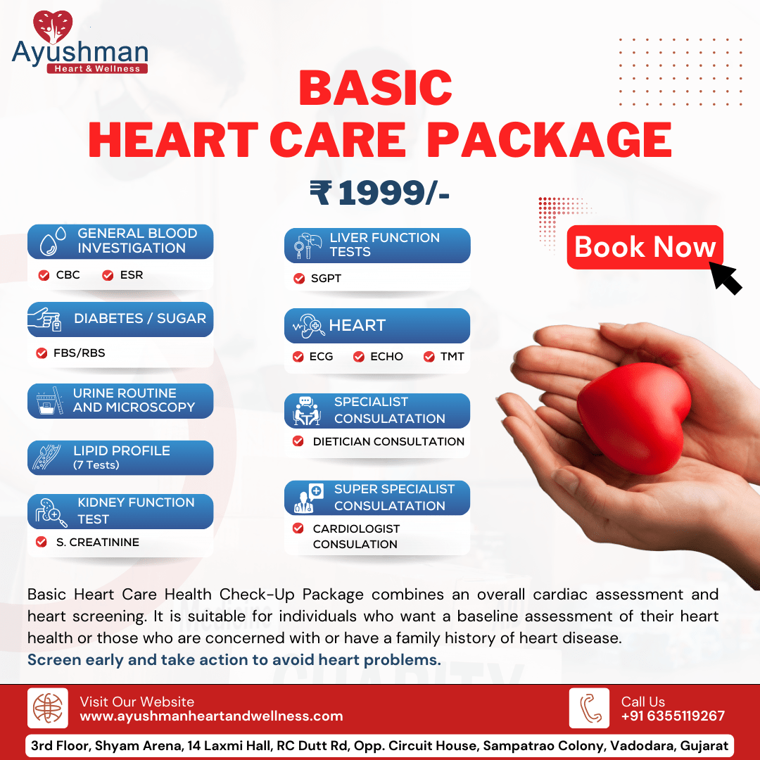 Comprehensive Health Checkup Packages in Vadodara | Ayushman Heart ...