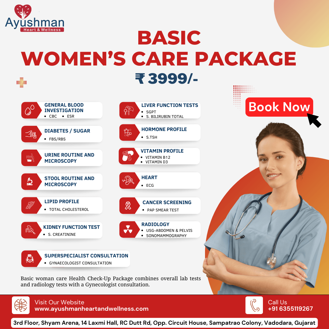 Comprehensive Health Checkup Packages in Vadodara | Ayushman Heart ...